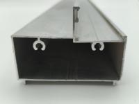 China 6000-series extruded aluminum profiles, aluminum alloy sliding and folding door bottom track profiles for sale