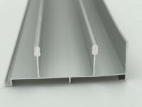 China Various shapes are available for selection. Powder-coated white and brown aluminum extruded profiles for sale