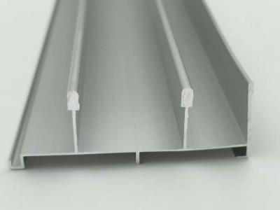 China Various shapes are available for selection. Powder-coated white and brown aluminum extruded profiles for sale
