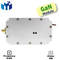 China 5725-5850MHz 5.8G 5W Anti-Drone Signal Jammer Module with 37dB Gain and 92×48×20mm Size for sale