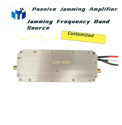 China 100MHz-4GHz Passive Jamming Amplifier Anti Drone Module with 10W-40W Power for Super Wideband Jamming for sale