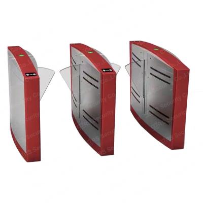 China Hotel Barcode Nfc Flap Barreira Gate Dustproof Bi-diretional Fare Turnstile Panel for sale