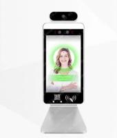 China Human Body Temperature Measurement Face Recognition Terminal For Building Dormitory for sale