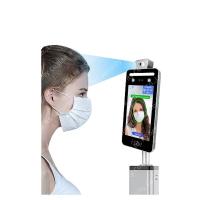 China FCC Temperature Measurement Face Recognition Terminal With Infrared Thermal Imaging Camera for sale