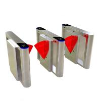 China Smart Speed Wing Gate Pedestrian Control Electronic Flap Barrier Gate for sale