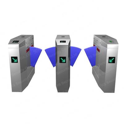 China RFID Access Control Turnstile Security Gate Flap Barrier Gate for sale
