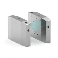 China Full Automatic Flap Barrier Turnstile Gate Access Control RFID Reader For Buildings for sale