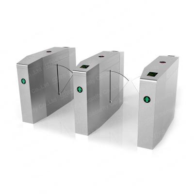China 304 Stainless Steel Flap Barrier Turnstile Gate Access Control System For Supermarket Park for sale