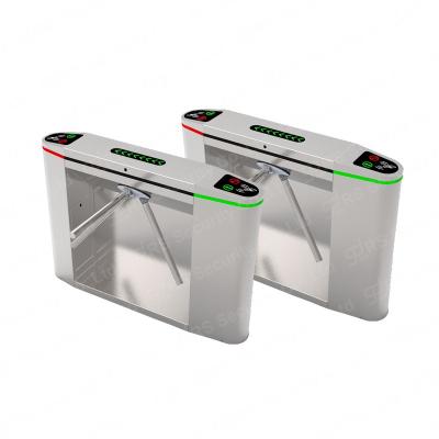 China Controller Keyboard Tripod Turnstile Subway Entrance Slim 1100mm Lane Three Rollers Tourniquets Converter for sale
