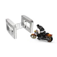 China Campus Management Swing Turnstile Gate Bi Directional With Alarm Light for sale