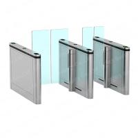 China Access Control Wing Barriers Turnstiles Anti-terrorism Pedestrian Speed Gate Hard Clutch for sale