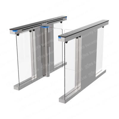 China Proximity Card Speed Torniquetes Bi-diretional Round Pillar Swing Turnstiles Led Lamp for sale