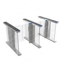 China Face Identify Speed Barriere Bridge-type Self-design Swing Turnstile With Voice Alarm for sale