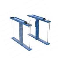 China Ticket System Speed Barrieres Bus Unmanned Semi Auto Swing Turnstiles With Usb Interface for sale