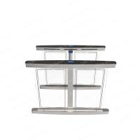 China Coin Token Swing Barriere Double-motor Single Movement Speed Gate Turnstiles Manufacture for sale