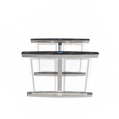 China Coin Token Swing Barriere Double-motor Single Movement Speed Gate Turnstiles Manufacture for sale