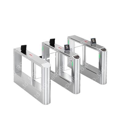 China Qr Scanner Swing Doors Durable Single/dual Speed Gate Turnstiles Management for sale