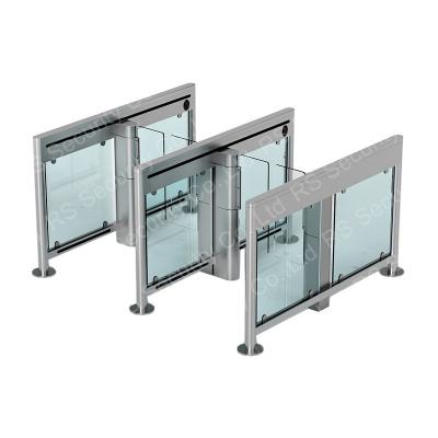 China Ultra Slim Speed Gate Turnstile DC Brushless Swing Barrier Door System For Gym for sale