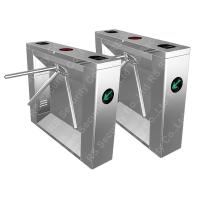 China Park Tripod Turnstile Gate Semi auto Anti clamping Three Rollers Barrier for sale