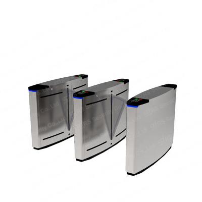 China Campus Barcode System Flap Barreiras Tourniquet Intelligence Dual Movement Swing Barrier Manual for sale