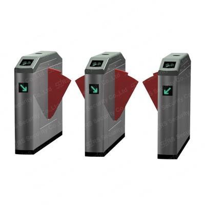 China Prison Card Swiping Flap Barrera Turnstile Scientific Semiautomatic Swing Barrier Company for sale