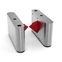 China Offices E-ticket Verification Flap Barreras Torniquetes Column Bi-directional Swing Barrier Adjustable for sale