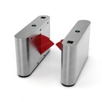 China Offices E-ticket Verification Flap Barreras Torniquetes Column Bi-directional Swing Barrier Adjustable for sale