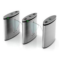 China Stadiums Fingerprint System Flap Barrier Gates Paint Spring Driving Metro Gate Alarm Light for sale