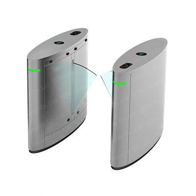 China Workplace Proximity Card Flap Barriere Doors Unidirectional Conroling Safty Fare Turnstile Control Board for sale