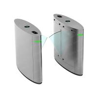 China Workplace Proximity Card Flap Barriere Doors Unidirectional Conroling Safty Fare Turnstile Control Board for sale