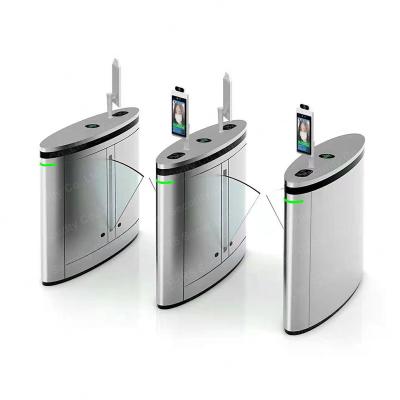 China Pedestrians Qr Scanner Flap Barrieres Torniquete Column Long Durability Fare Turnstile Electri Circuit for sale
