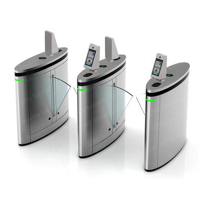 China Kindergarten RFID Scanner Flap Barriers Turnstiles Dustproof Ticket-checking Subway Barrier Latest Technology for sale