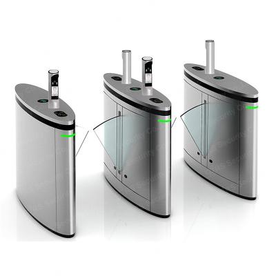 China Underground Entrance Swallow Card Flap Barriers Torniquetes Electronic Handicapped Lane Subway Turnstile Security Equipm for sale