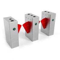 China Tourist Attractions Ticket Solution Flap Barriers Gate Manual Tailgating Alarm Subway Turnstile Bars for sale