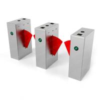 China Tourist Attractions Ticket Solution Flap Barriers Gate Manual Tailgating Alarm Subway Turnstile Bars for sale
