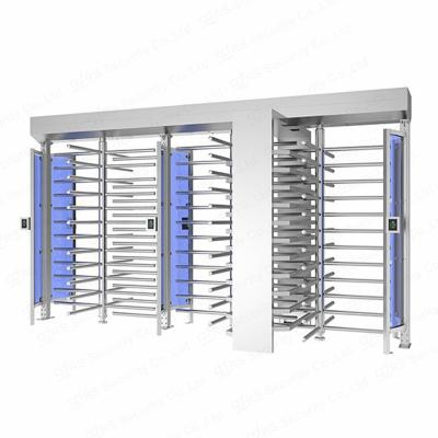 China Widen 120 Degree Full Body Turnstile Offices Automatic Payment Rotating Barrera Brand for sale