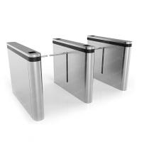 China Food Factory Disinfection Drop Arm Barrier Gate Face Recognition Access Control for sale