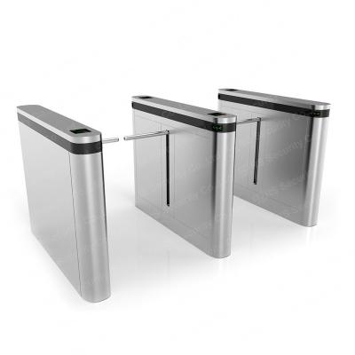 China Food Factory Disinfection Drop Arm Barrier Gate Face Recognition Access Control for sale
