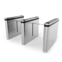China RFID Card Reader Security Turnstile Gate Anti Pinch Drop Arm Gate for sale