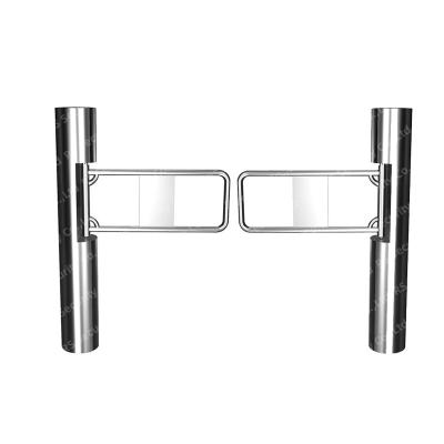 China Manual DC Brushless Swing Turnstiles Barriers 304 Sus Vertical Automatic Wing Gate Terminal for sale