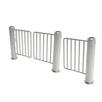 China Community Swing Barrier Gate Turnstile 304 Stainless Steel Anti Clamp for sale