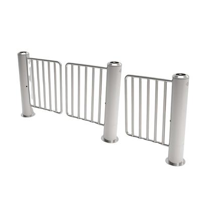 China Community Swing Barrier Gate Turnstile 304 Stainless Steel Anti Clamp for sale