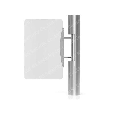 China Library DC Brushless Swing Turnstiles Barriers 900-1100mm Biometrics Card Wing Gate Wheels for sale