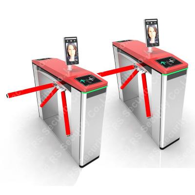 China Durable Modeling Tripod Turnstile Gate Semi Automatic Waist Height Barrier  For Access Control for sale