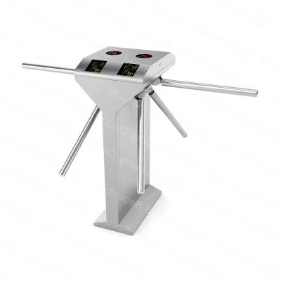 China IC Card Tripod Turnstiles Train Station Two-way Rock-bottom Waist Height Barreira Arrow Light for sale