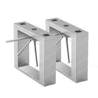 China Barcode Scanner Tripod Turnstiles Passenger Station Electronic Anti-pinch Waist Height Door Driven for sale