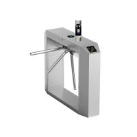 China Rfid Wristband Tripod Barrier Mega store 3-channel Round Pillar 3-arm Turnstile Working Principle for sale