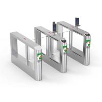 China Qr Barcode Swing Door Dual Passageway Single Way Speed Gate Turnstile Controller for sale