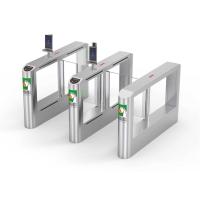 China Qr Barcode Swing Door Dual Passageway Single Way Speed Gate Turnstile Controller for sale