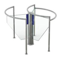 China Network Speedgates Turnstiles Electrical Fillet Type Swing Barriers Converter for sale